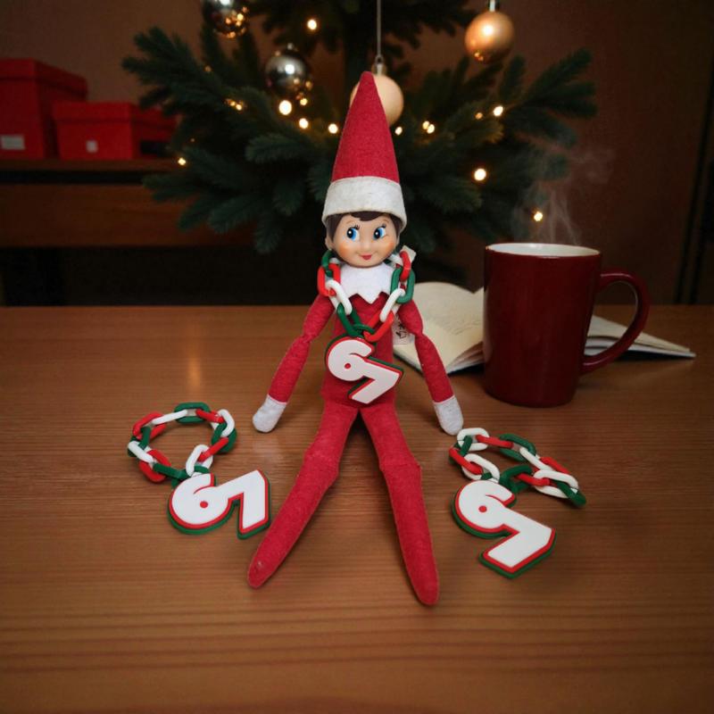 查看[67 Elf On The Shelf Chain - 67 Ornament - Elf Accessory - Christmas ...