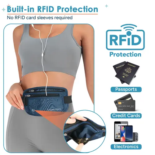 travel inspira RFID Blocking Travel Money Belt wit TikTok爆款商品分析 - GMV ...