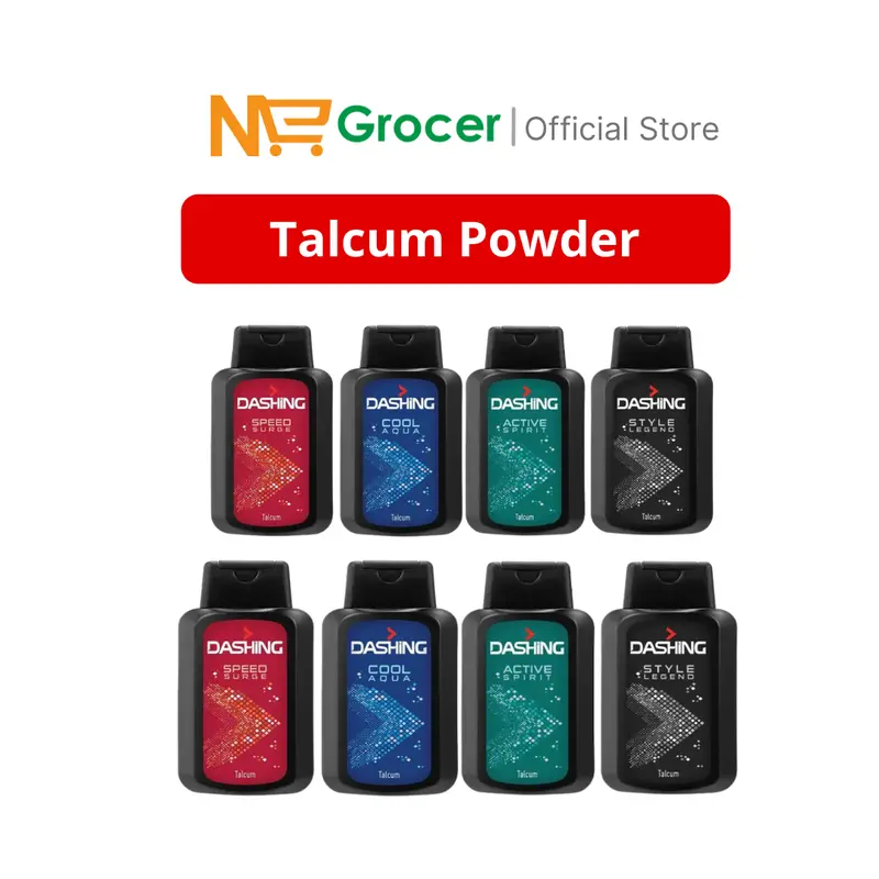查看[Dashing Men Talcum Powder (150g) - 4 Variants / Bedak Talkum Lelaki ...
