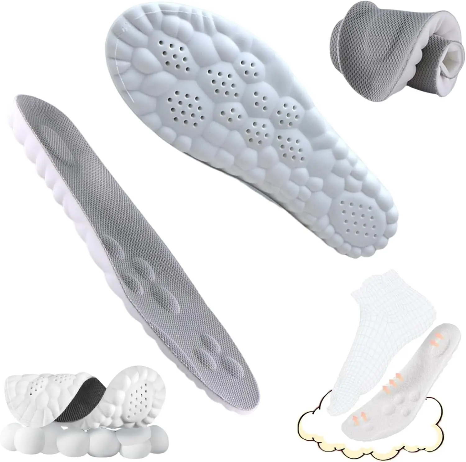 4D Insoles,4D Cloud Technology Insole for men,cloud shoes for women ...