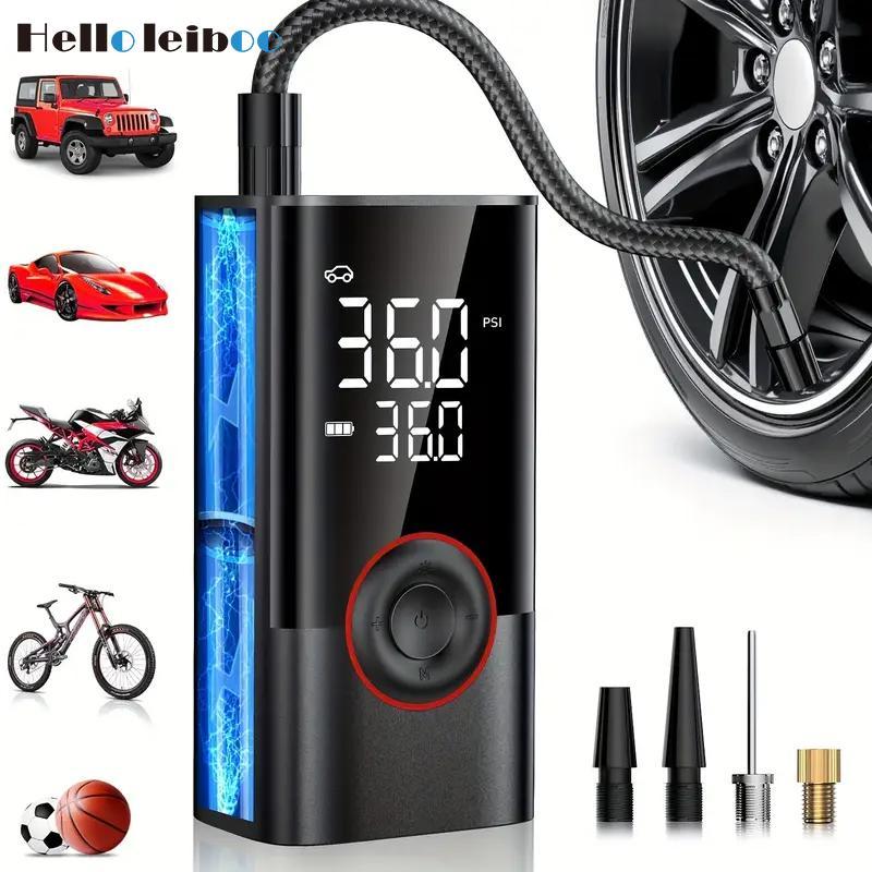 Portable Air Compressor, 150PSI Car Air Pump with Digital Display ...