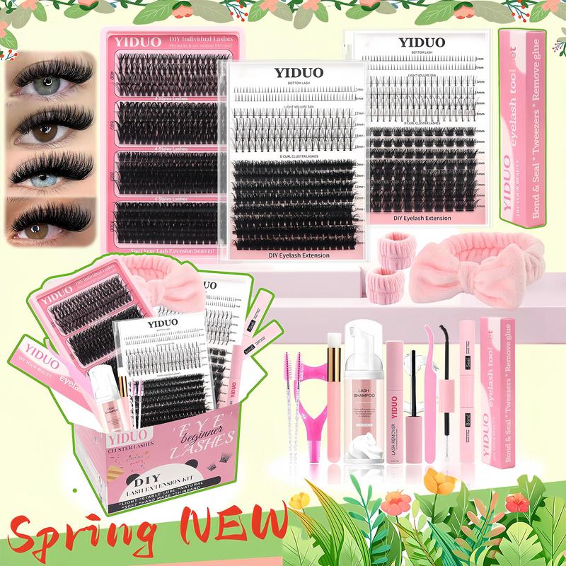 Mixed Length Individual False Eyelashes Kit, Natural Look Eyelash ...