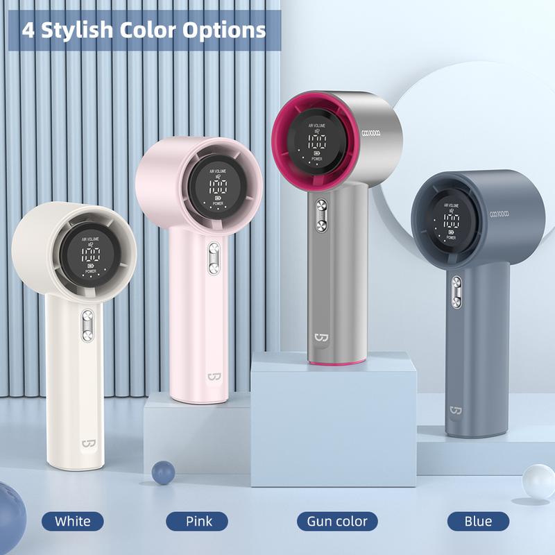 【GOOJODOQ】New High Speed Handheld Fan Outdoor Portable 100 Speed ...