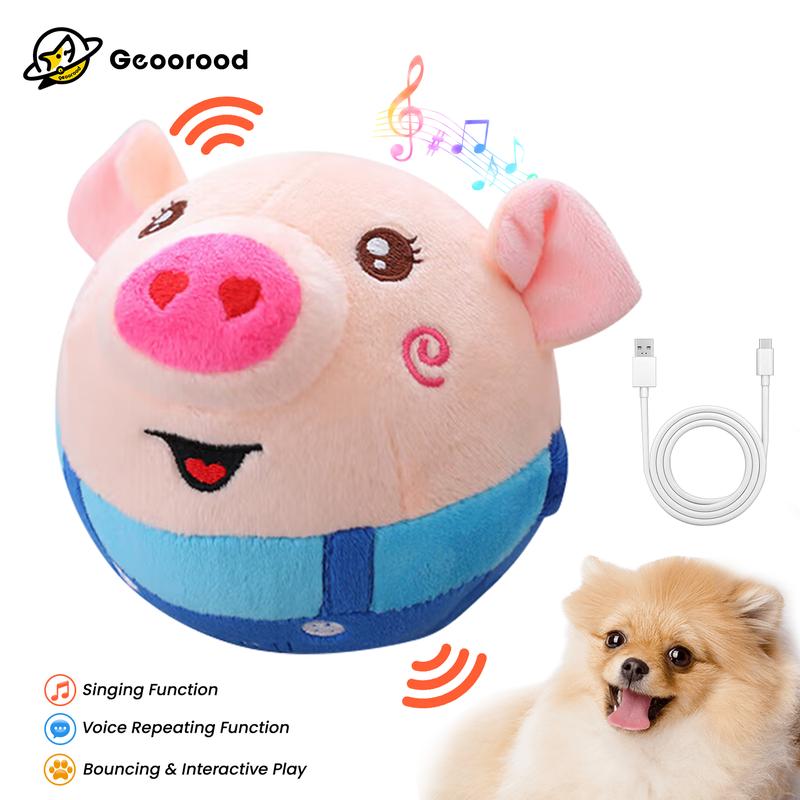 查看[Geoorood USB-Rechargeable Interactive Pig Toy for Small & Medium ...