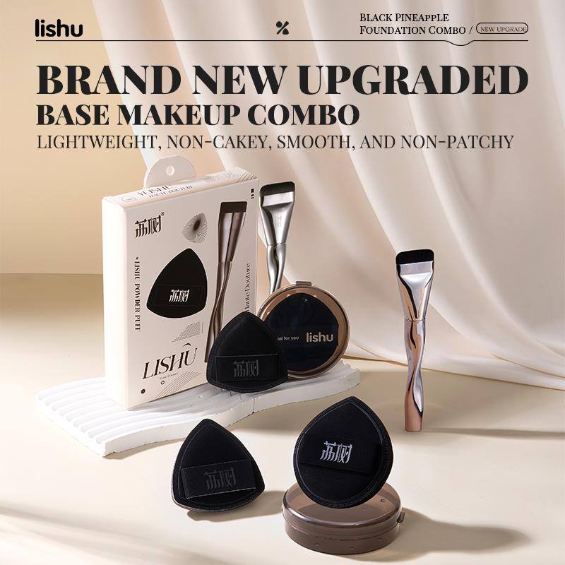 Lishu Foundation brushes don't absorb foundation lightweight non-streak ...