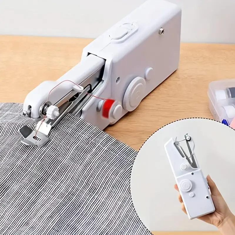 Portable Electric Sewing Machine without Battery, 1 Count Mini Handheld ...