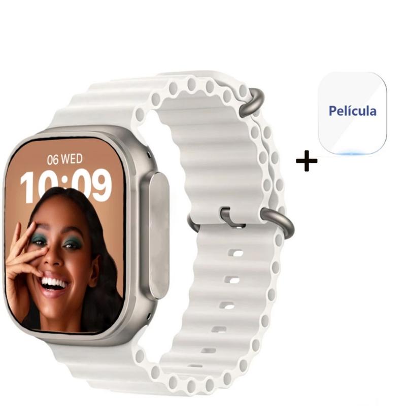 2025 Novo Smartwatch Watch U9 ULTRA PLUS Série 9 Super Amoled Prova D ...