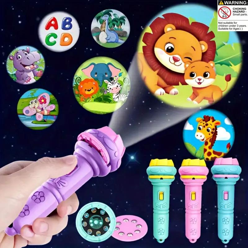 查看[32-Pattern Projection Flashlight, Bedtime Educational Toy, Visual ...