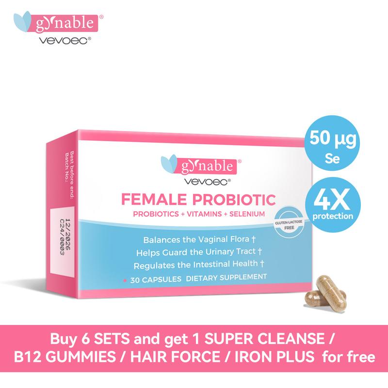 Gynable Female Probiotics for HPV, BV, UTIS,Yeast Infection, pH Balance ...