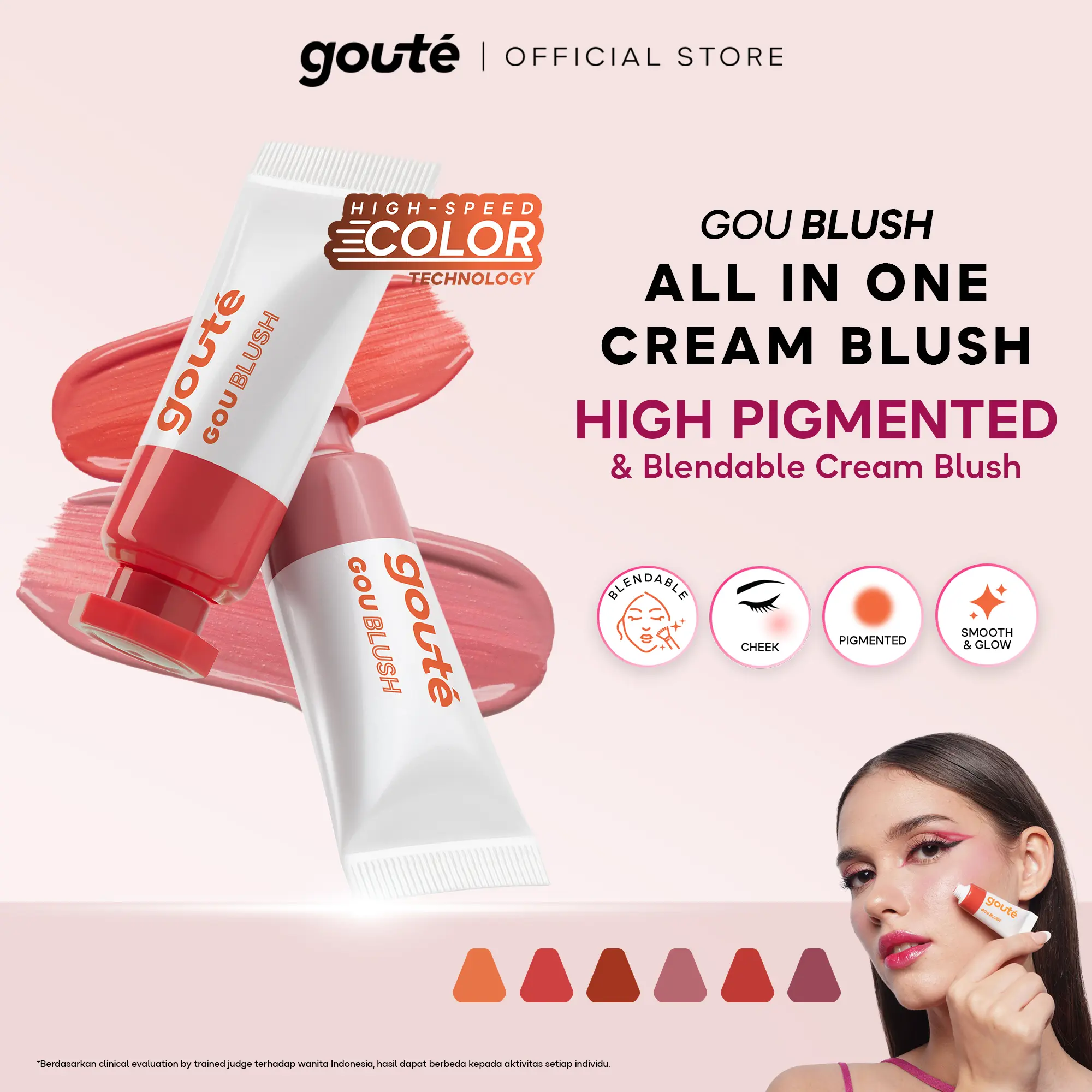 [FLASHSALE] - Goute Goublush Cream Blush for Cheek TikTok爆款商品分析 - GMV ...