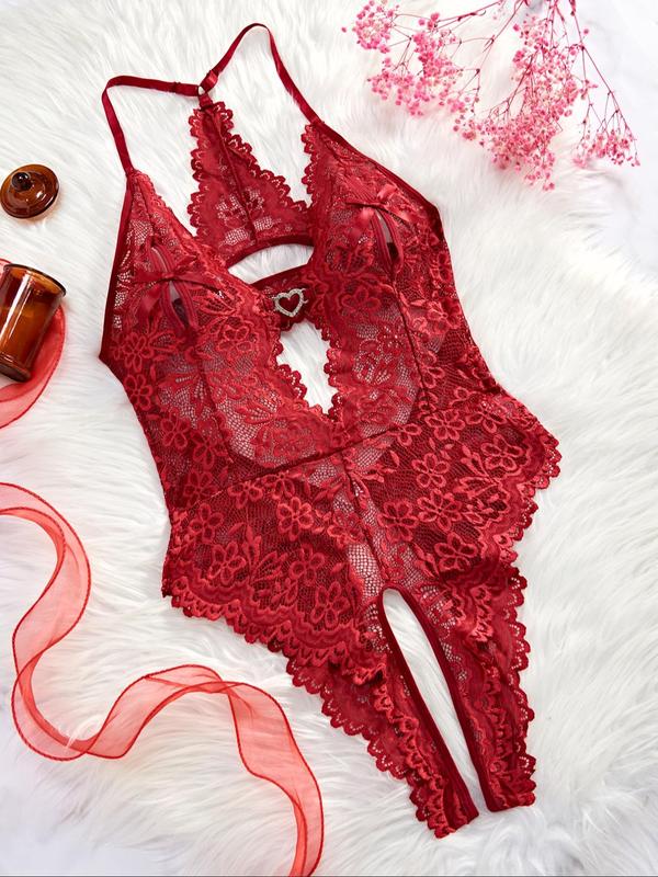Women's Floral Lace Scalloped Trim Cut-Out Sheer C TikTok爆款商品分析 - GMV ...