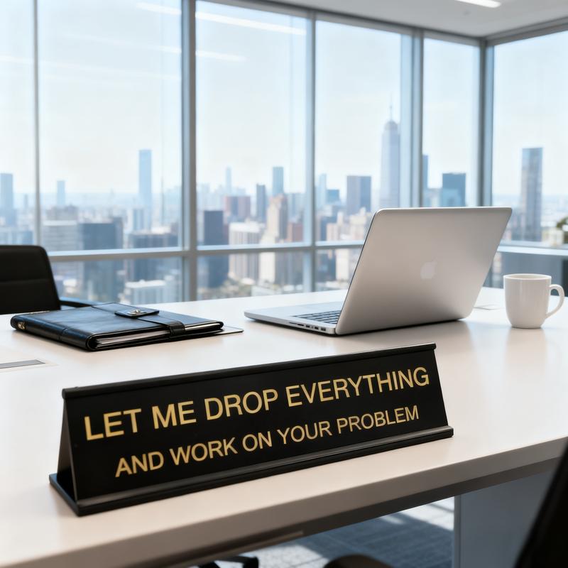 查看[Let Me Drop Everything to Work On Your Problem – Funny Office Decor ...