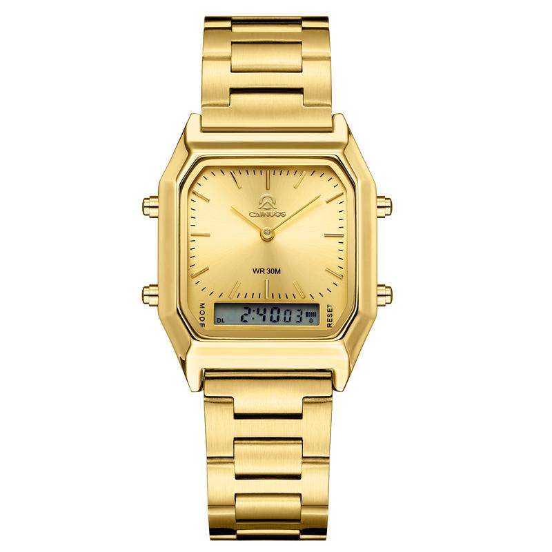 查看[CAINUOS Men's Watch, Digital/Analog Stainless Steel, Cool and ...