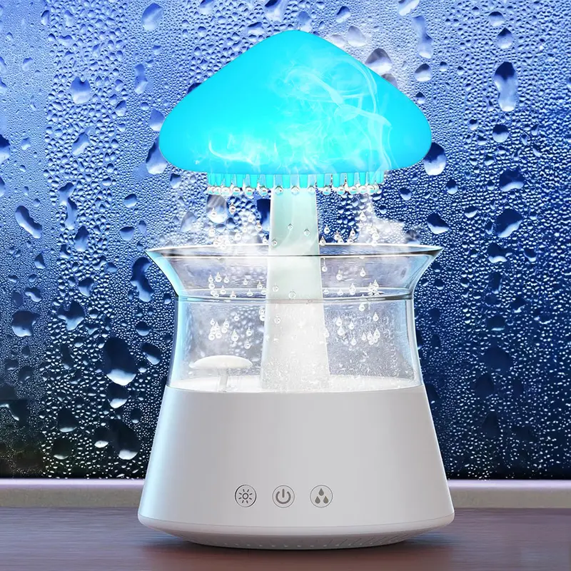 Rain Humidifier, Rain Humidifier with Water Drip for bedroom, Rainfull ...