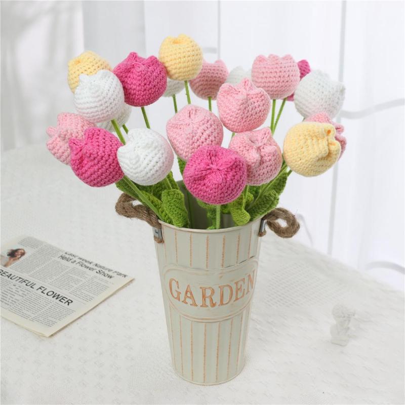 Handmade Knitted Tulip Bouquet, Crochet Flower Bou TikTok爆款商品分析 - GMV ...