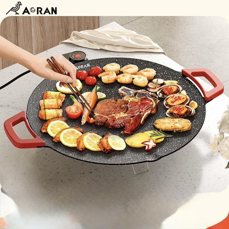 查看[AORAN KITCHEN 1500W Portable Electric Korean BBQ Grill Indoor ...