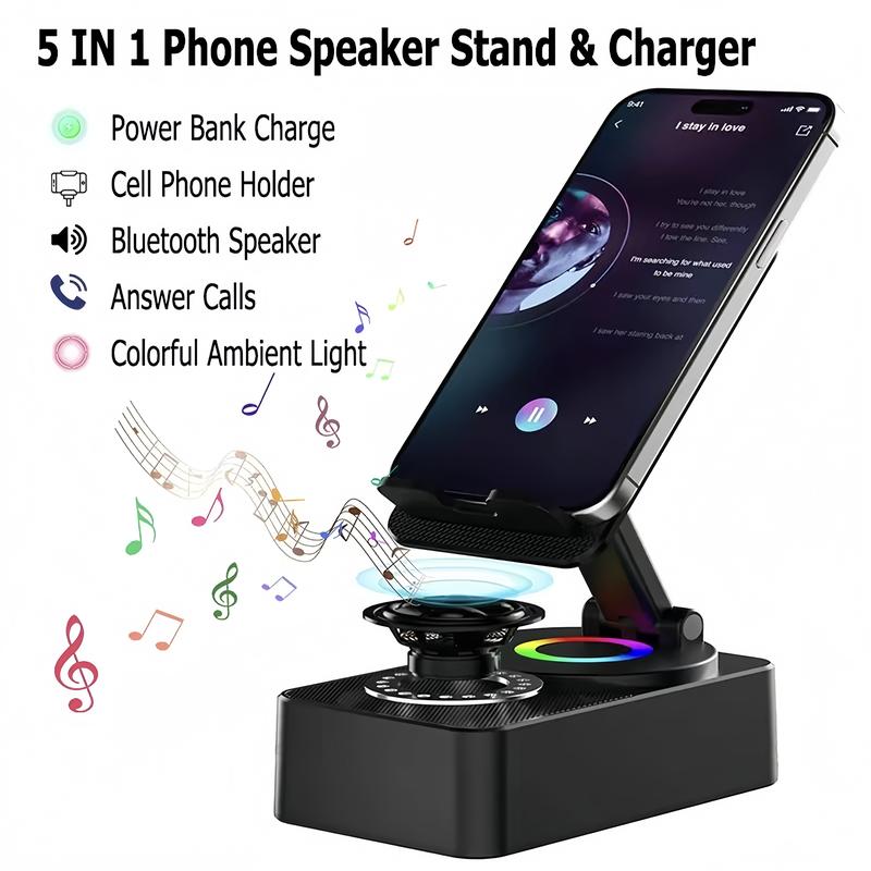 5-in-1 Wireless Speaker Cell Phone Stand with Blue TikTok爆款商品分析 - GMV ...