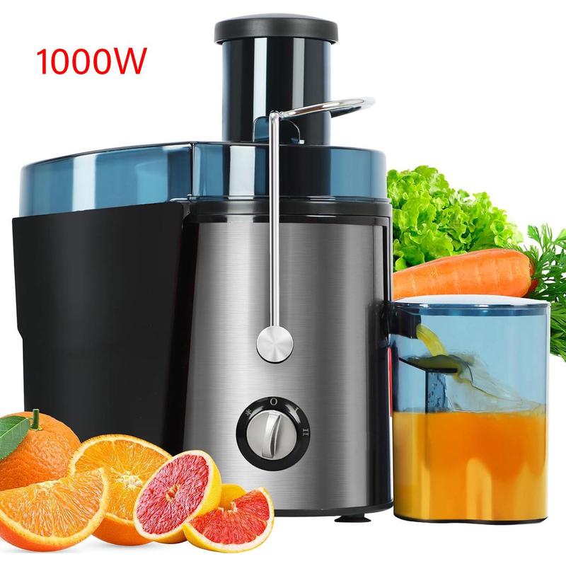 Compact Juicer Machines - 1000W Fruit and Vegetable Juice Extractor ...