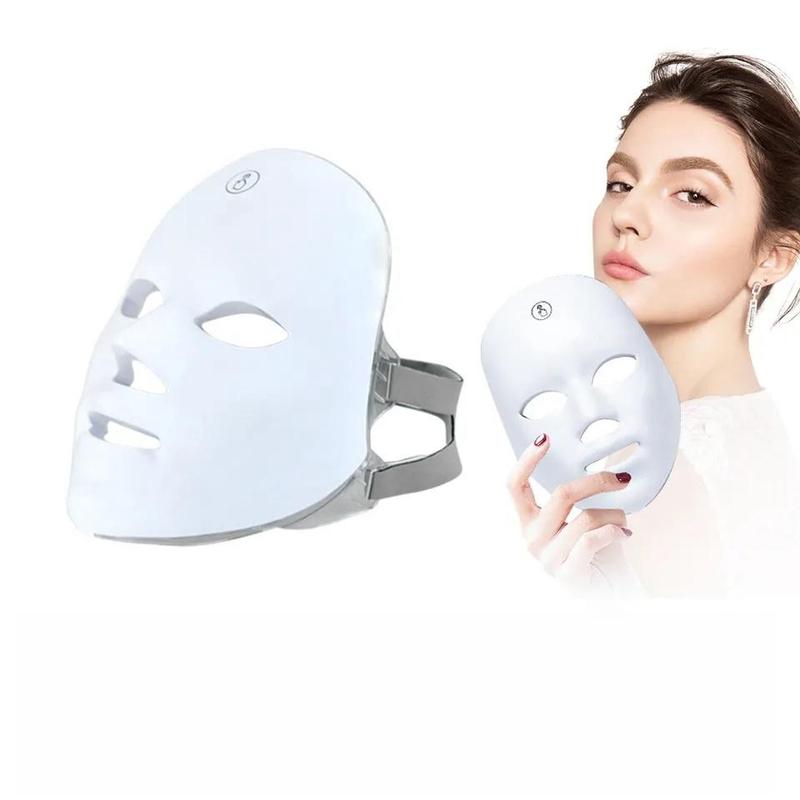 USB Charge 7 Colors LED Facial Mask, Photon Skin Rejuvenation Mask for ...
