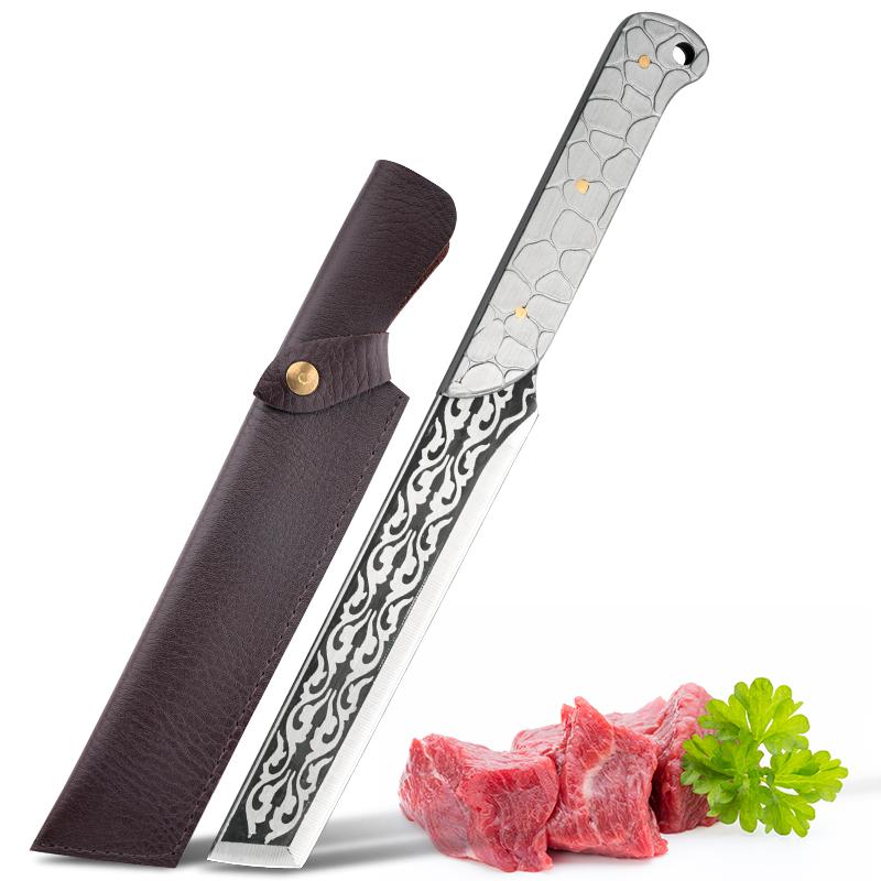 查看[2-Piece Outdoor Multi-Purpose Knife with Sheath BBQ Patio Cutting ...