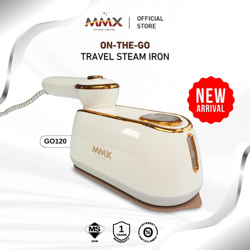 [Anti Bakar] MMX On-the-Go Travel Steam Iron: Kuasa 1200W, Stim Pintar ...