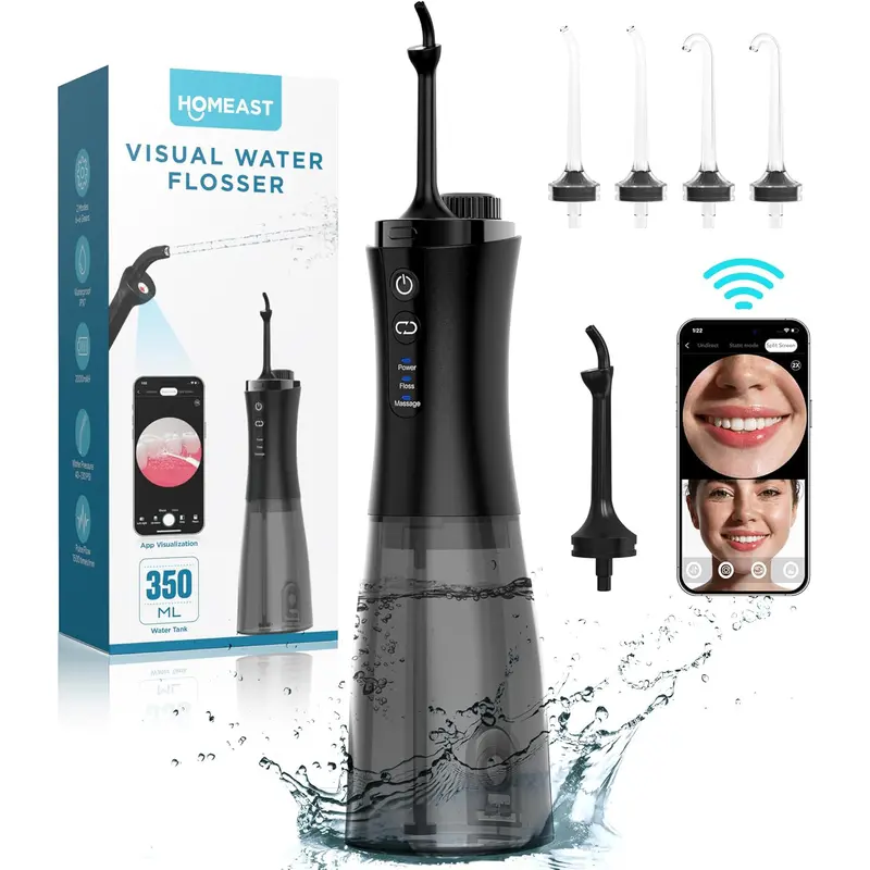 查看[Grift Oral Irrigator Visual Water Flosser C2 with 10 MP Camera, IPX7 ...