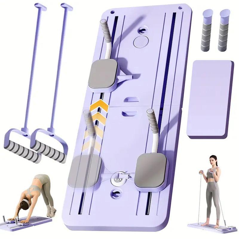 Multi-functional Ab Exercise Board,FoldableHome Pilates Reformer with ...