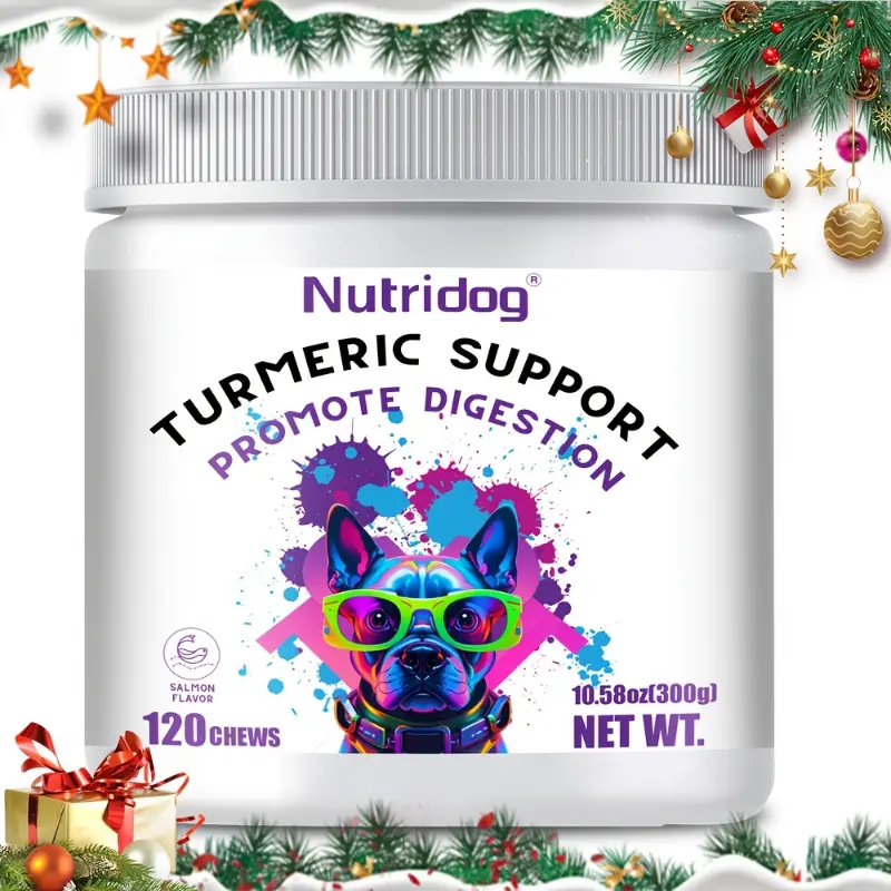 查看[Nutridog Turmeric Curcumin Dog Treats - 120ct, 95% Curcumin ...