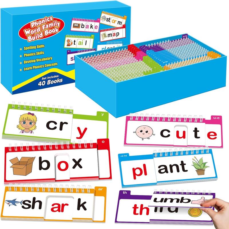 40 Phonics Word Family Build Book, Read and Rhyme TikTok爆款商品分析 - GMV/销量 ...