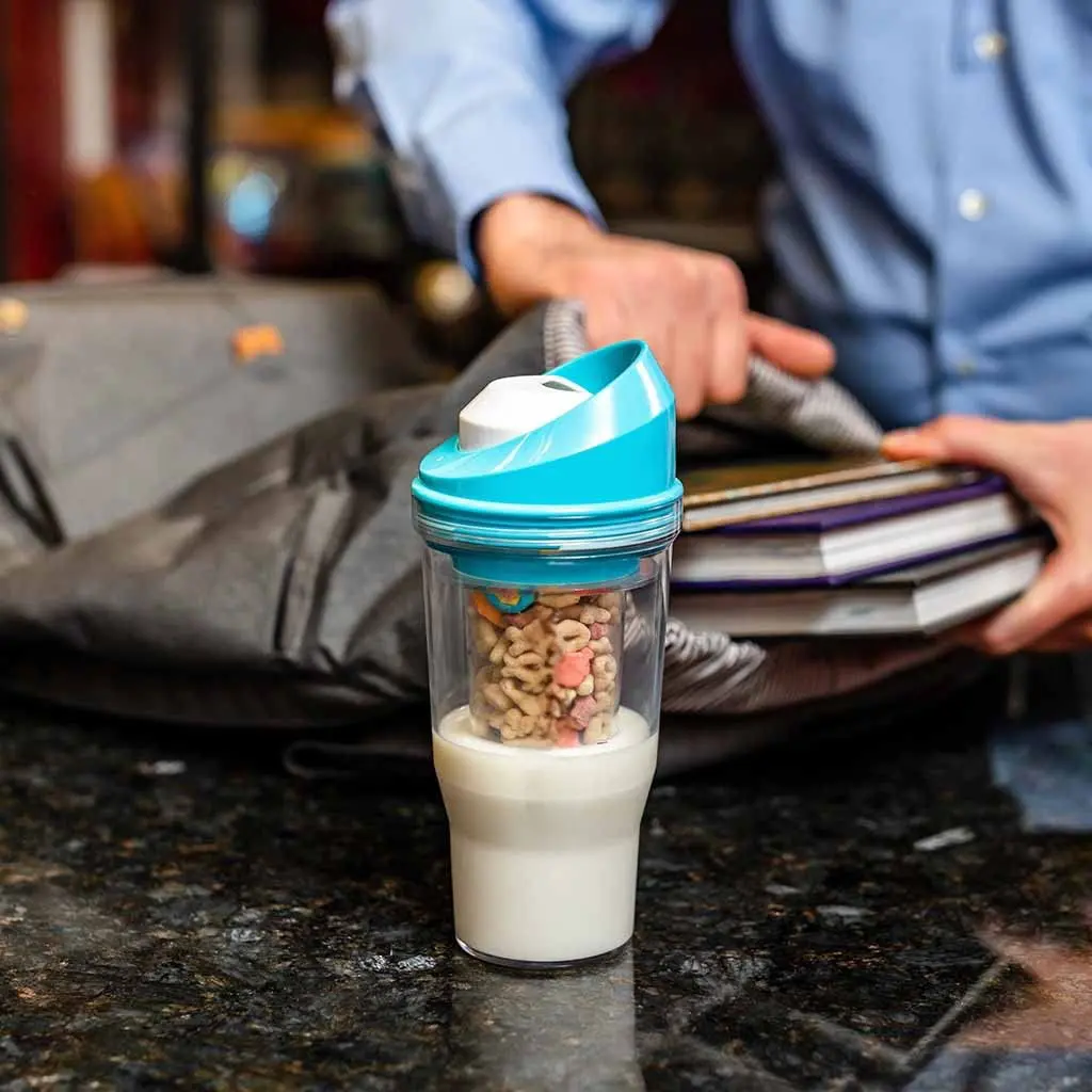 查看[Milk Oatmeal Isolation Cup, Separates Cereal & Milk, Prevents Long ...