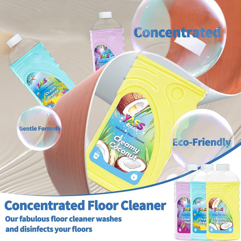 Yass Clean Fabulous Concentrated Floor Cleaner 35 Washes 1L Creamy ...