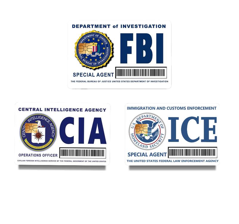 查看[fbi cia ice Special Agent ID Card Sticker – Realistic Badge Design ...