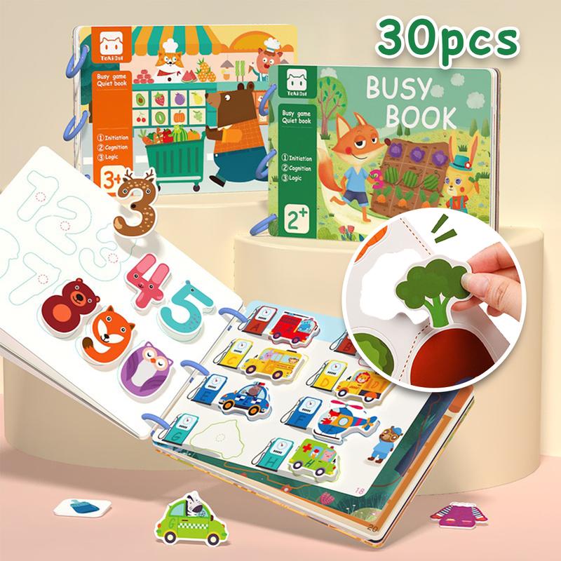 Niko Busy Book for Kids Toddlers Educational Toy Baby Diy Quiet Book ...