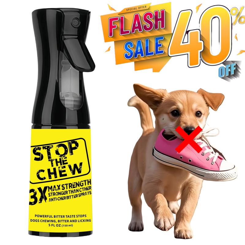 Stop The Chew Spray 3X Strength Anti Chew Spray for Dogs - No Chew ...