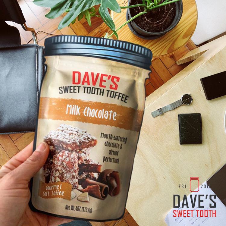 查看[Dave's Sweet Tooth Small Batch Toffee 1/4lb Pouch - Chocolate Almond ...