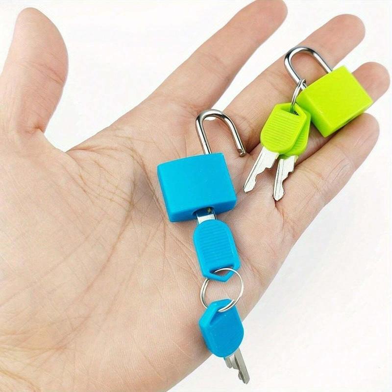 查看[Multi-Color Mini Keyed Luggage Locks, Safety Lock, Metal & Plastic ...