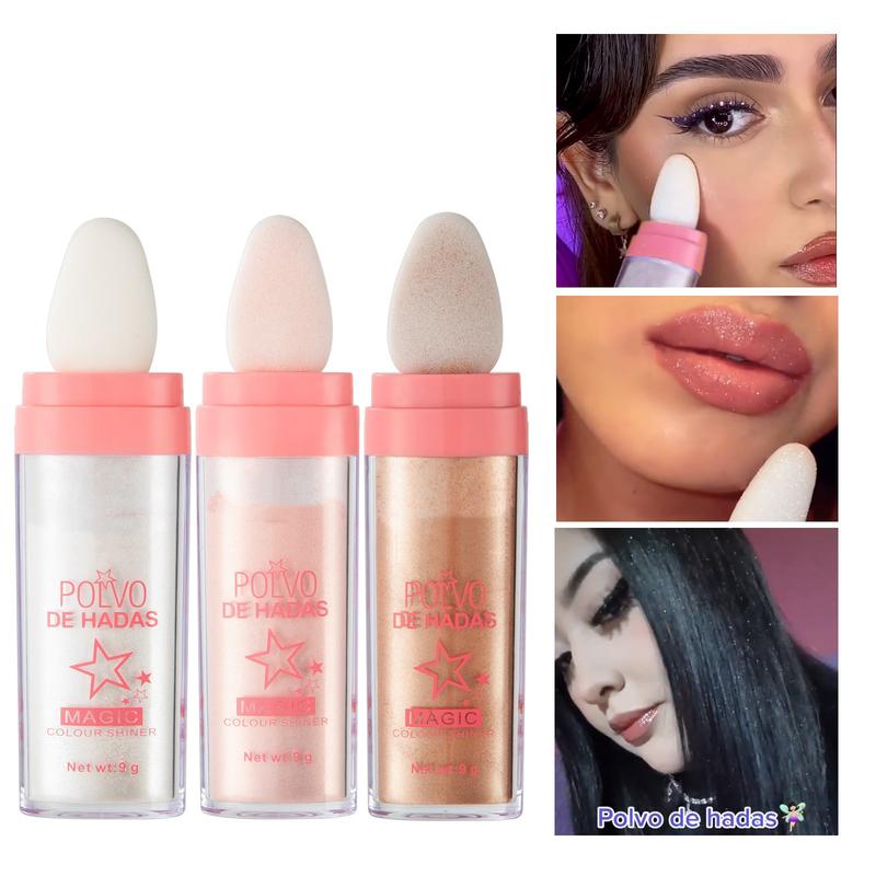 查看[3Color/Set Fairy Dust Highlight Powder Full Body Contouring&Clavicle ...