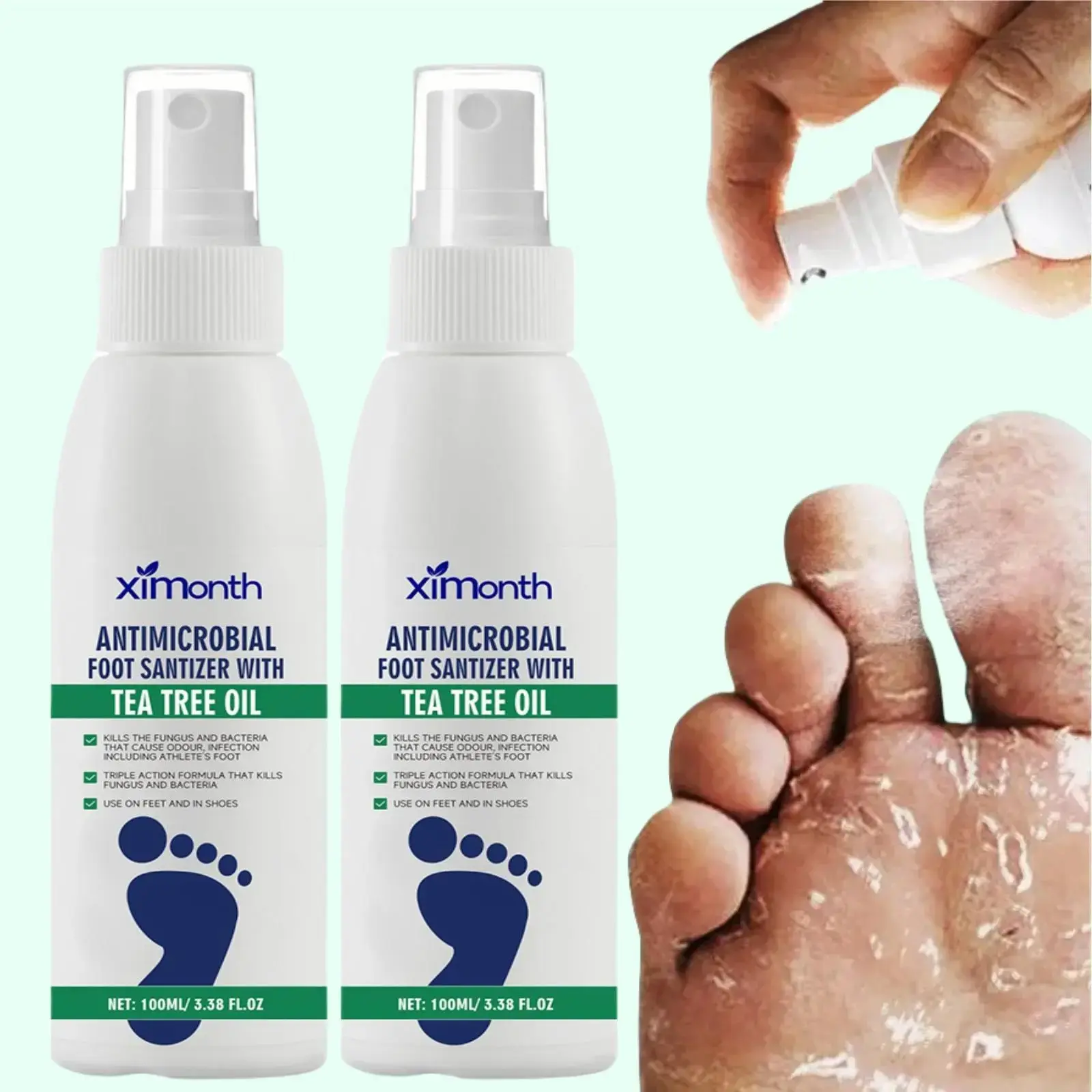 查看[Foot Spray with Tea Tree Oil, Foot Care Dry Feet Plantar ...
