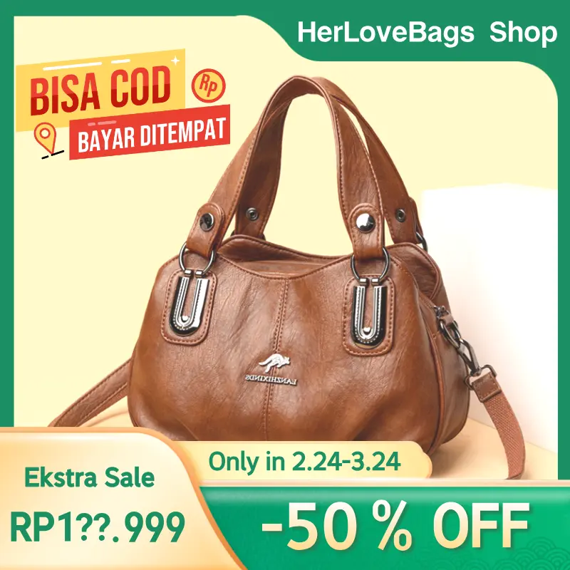 【PayDay & Double Date Sale】 2025 New Fashion bags COD Tas Tangan Baru ...