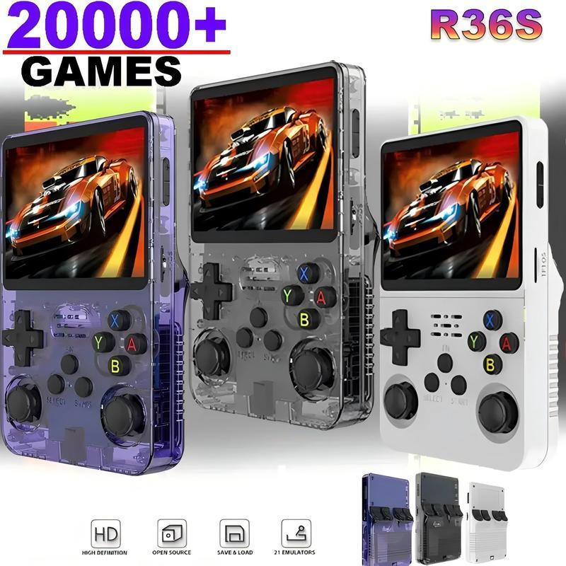查看[R36s Retro Video Game Console, Portable Handheld Gaming Machine ...