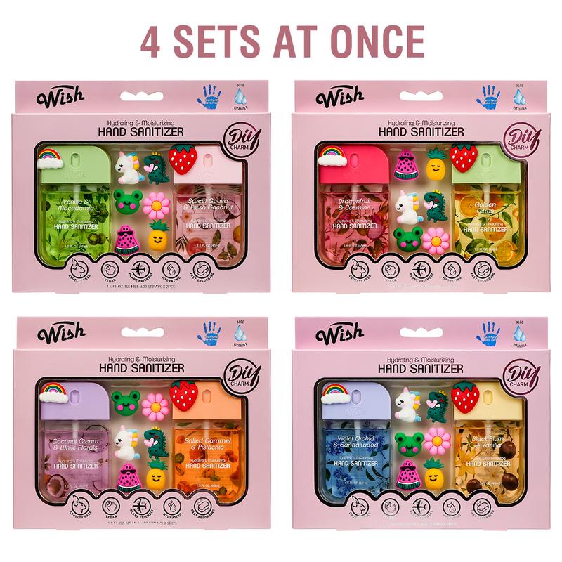 Wish Gift Box Set Power Mist Hydrating Hand Sanitizer Spray 1.5 fl oz ...