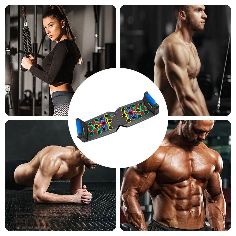 【Upgraded Version】 Push up Board, Push-up Board Training Set,128 Holes ...