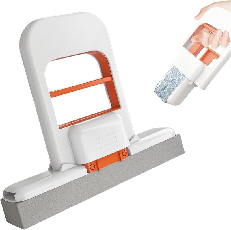 查看[Mini Foldable Desktop Mop – Portable Self-Squeezing Handheld Sponge ...