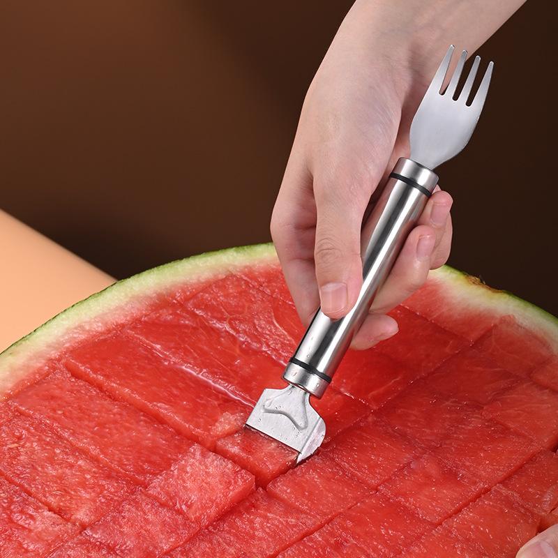 查看[【2 Pack】Watermelon Fork Slicer,Watermelon Slicer Cutter,Watermelon ...
