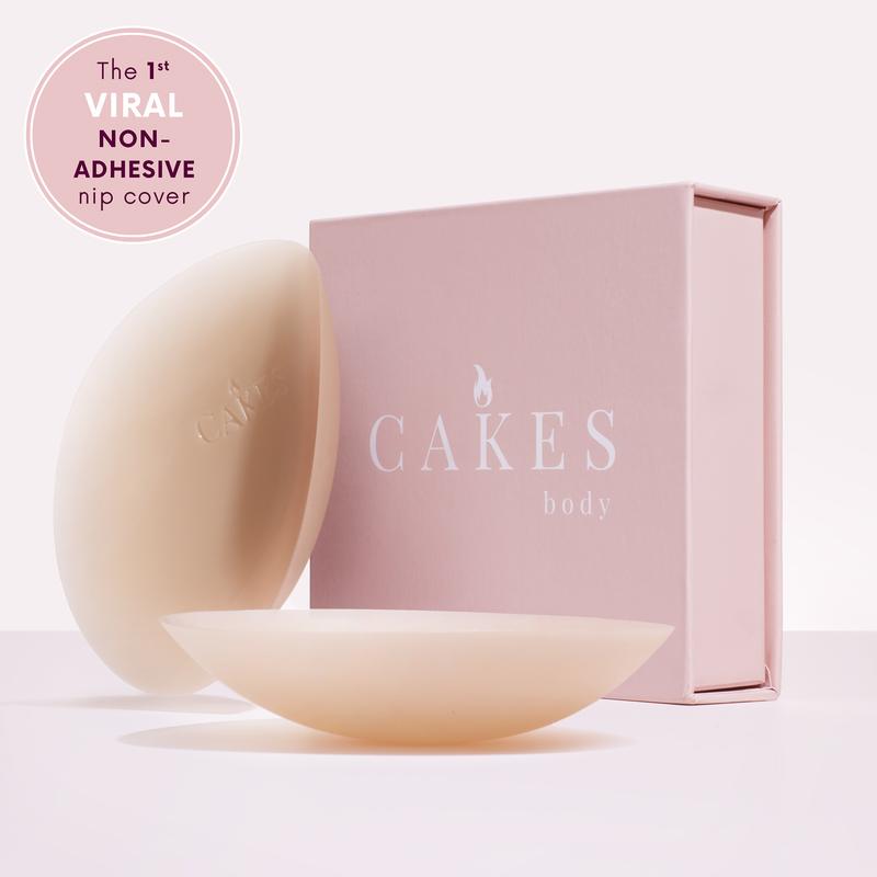 CAKES body Viral - Not sticky - Nip Cover - Gentle Silicone for Women's ...