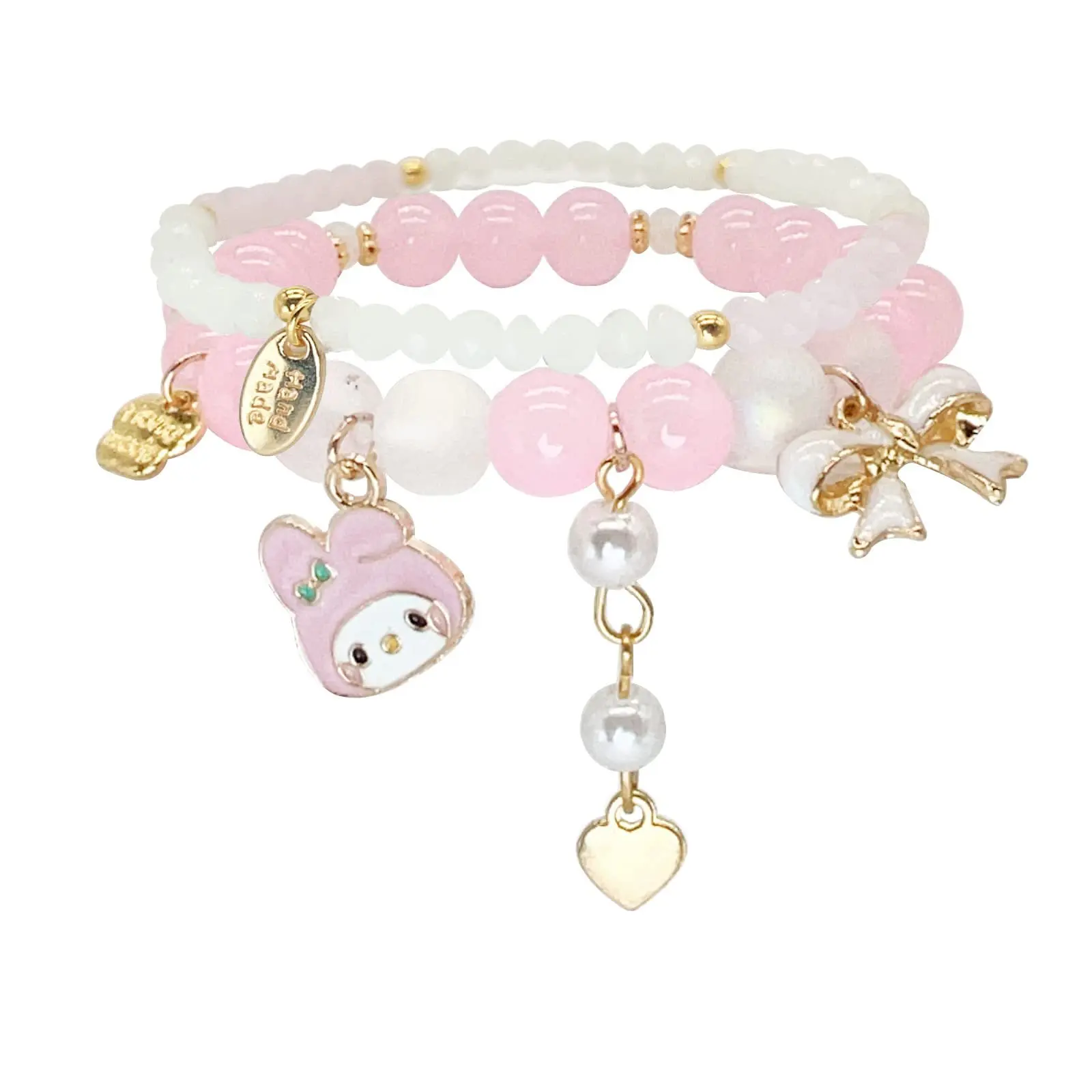 查看[Gelang Tangan Manik Kaca, Berwarna-warni, Sesuai sebagai Hadiah ...