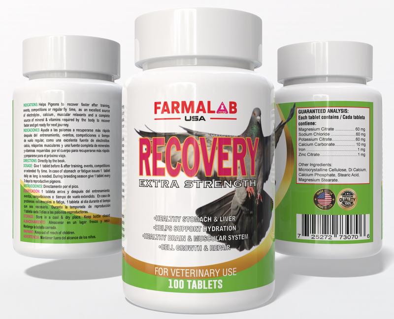 查看[Farmalab Recovery Extra Strength Pigeon Supplement, 100 Tablets ...