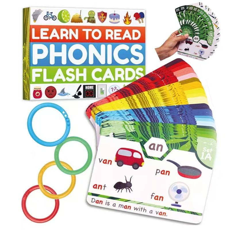 查看[Learn to Read Phonics Flash Cards Color-Coded for Letter Sounds Word ...