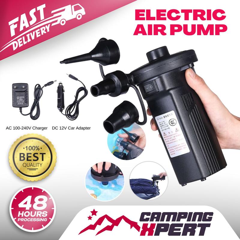 CAMPINGXPERT XG-668D Portable Rechargeable Electric Air Inflation ...