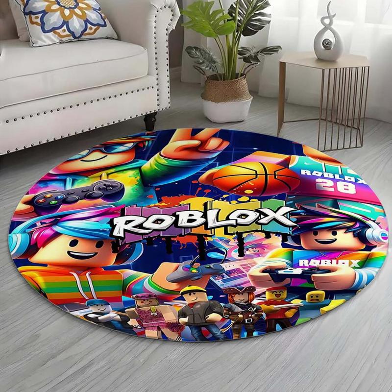1pc Roblox Game Round Carpet, Soft Washable Non-Sl TikTok爆款商品分析 - GMV ...